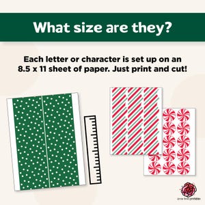 Christmas Bulletin Board Borders: Candy Cane Decor (PDF) - Etsy