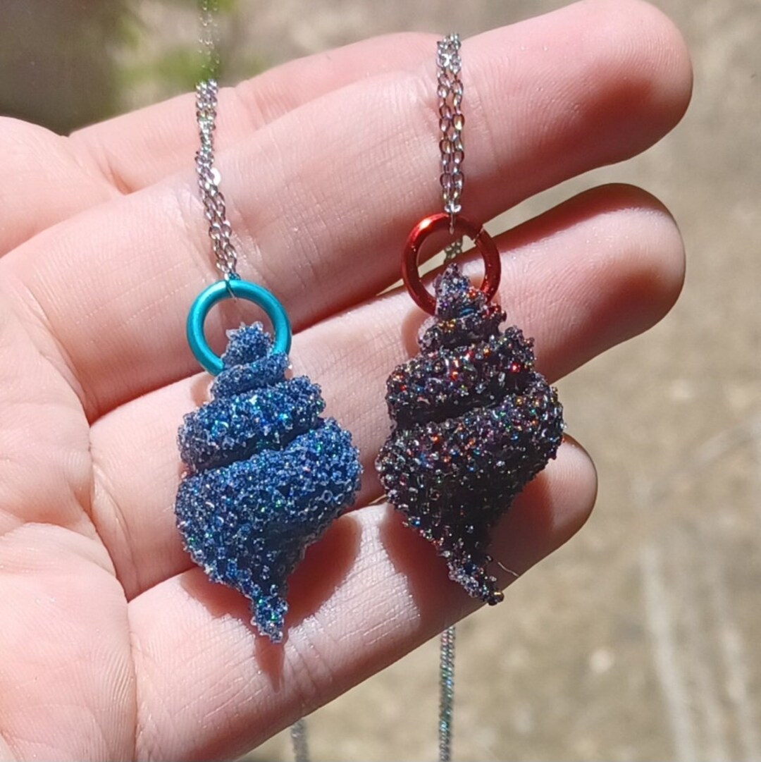 Stardew Valley Mermaid Pendant Void Ghost Pendant Engagement QPR Epoxy Resin Necklace Gift - Etsy