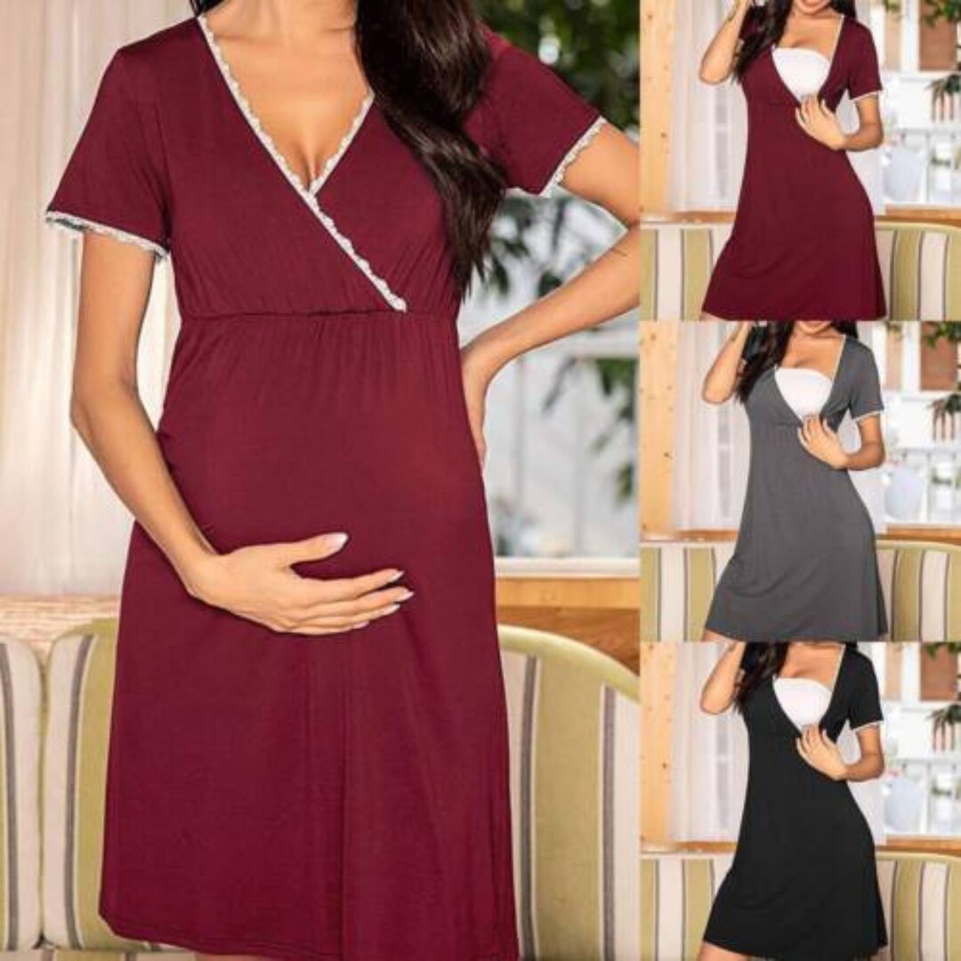 Labor Gown/delivery Gown/birthing and Nursing Hospital Gown. - Etsy