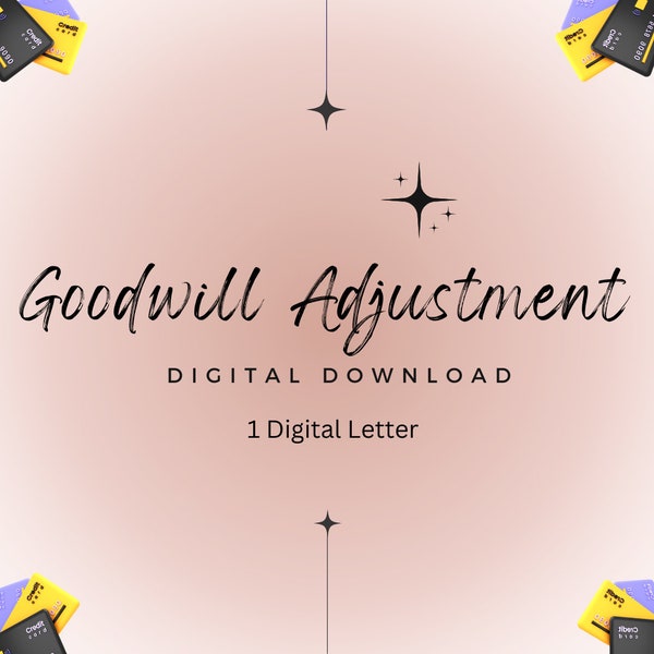 Goodwill Letter Template - Etsy