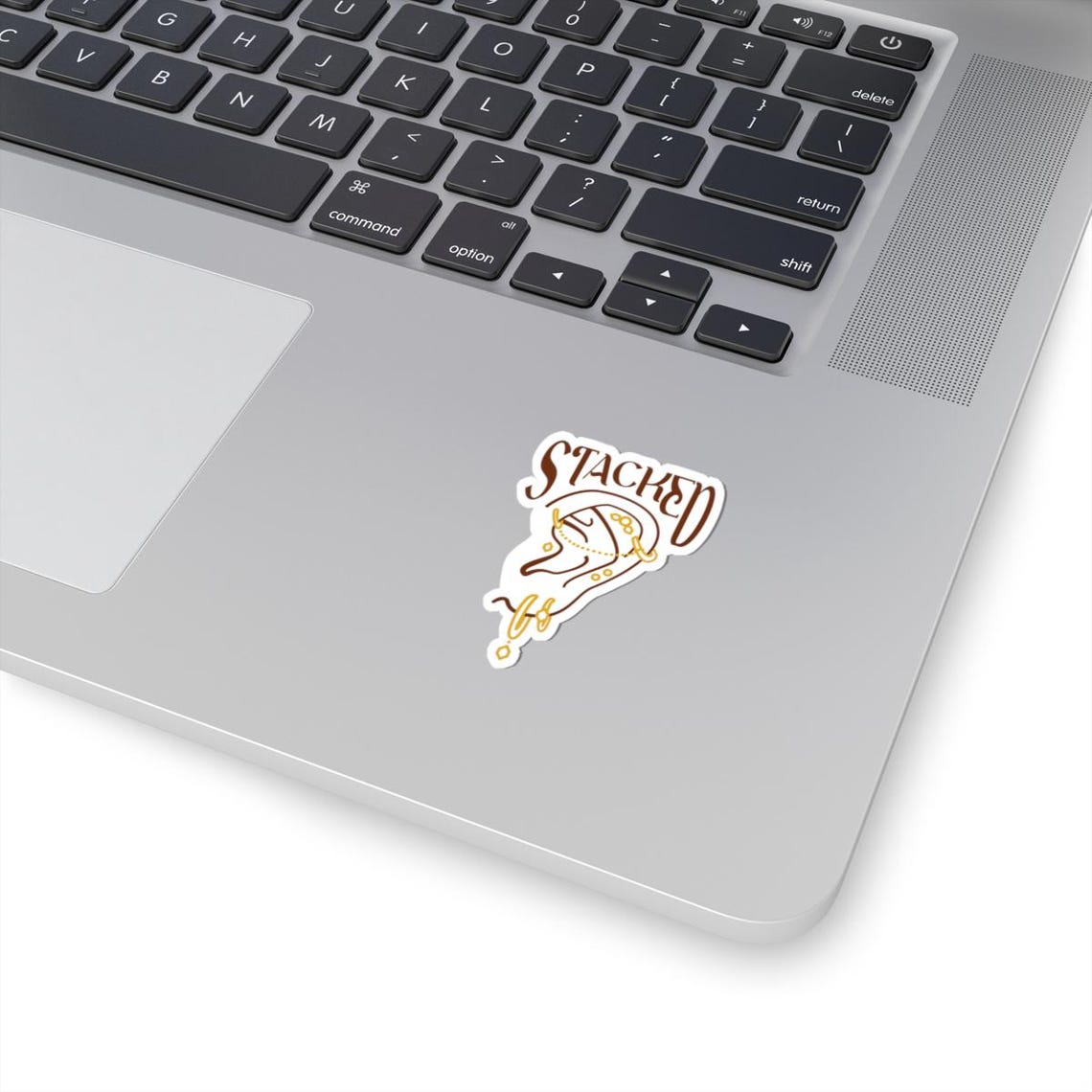 Ear Stacked Sticker, Ear Piercings Kiss-cut Stickers, Laptop Decals ...