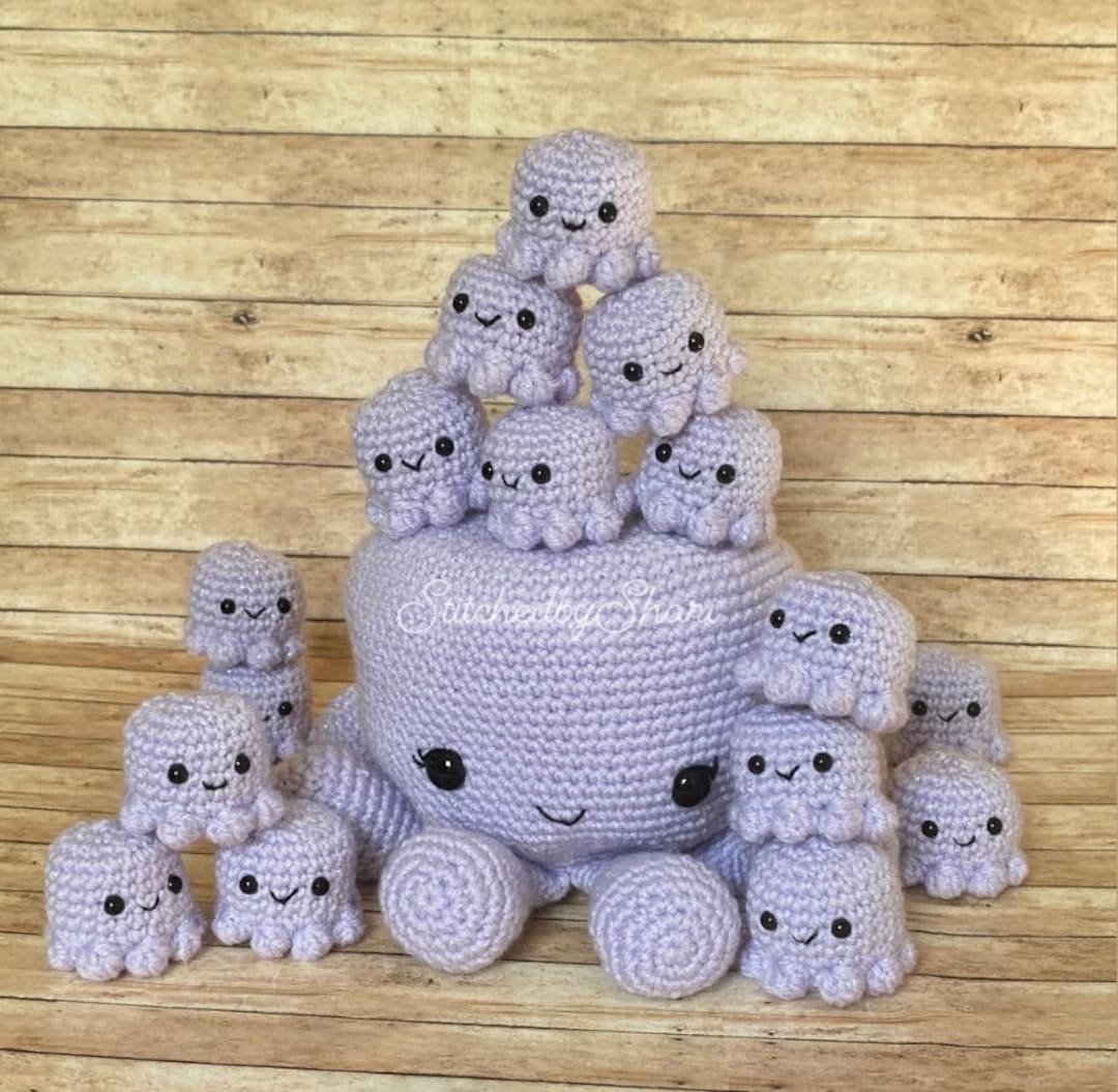 Mama Octopus Memory Pattern. No Sewing! * PATTERN ONLY* Original ...