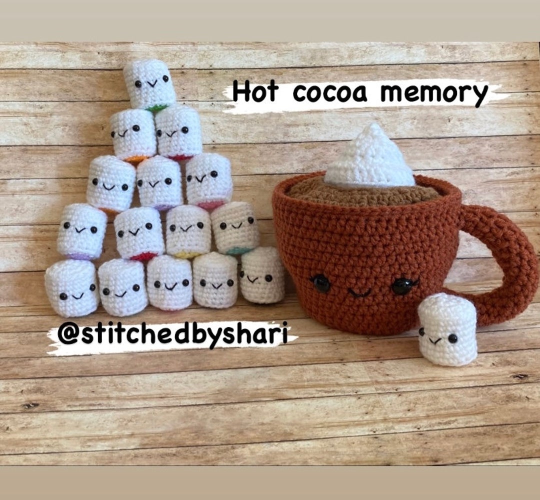 Hot Cocoa Memory With Marshmallow Matches. Stitchedbyshari Original ...