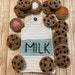 Milk & Cookies Memory Game PATTERN ONLY Original Stitchedbyshari Design ...