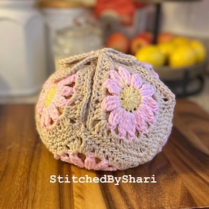 Daisy Sourdough Wrap Crochet Pattern- Fits 6-8 Inch Loaves ...
