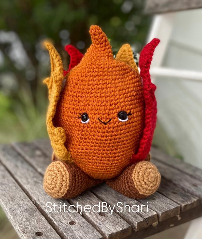 Campfire S'mores Memory and Matching Game. Crochet English Pattern *pdf ...