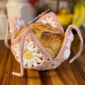 Daisy Sourdough Wrap Crochet Pattern- Fits 6-8 Inch Loaves ...
