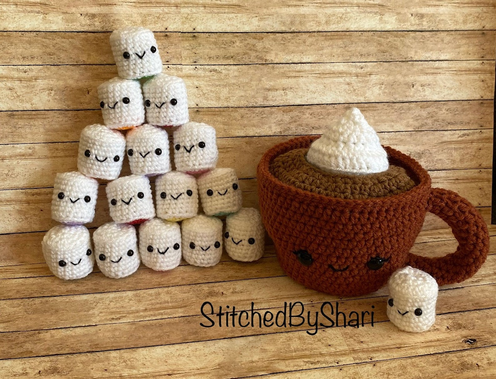 Hot Cocoa Memory With Marshmallow Matches. Stitchedbyshari Original ...