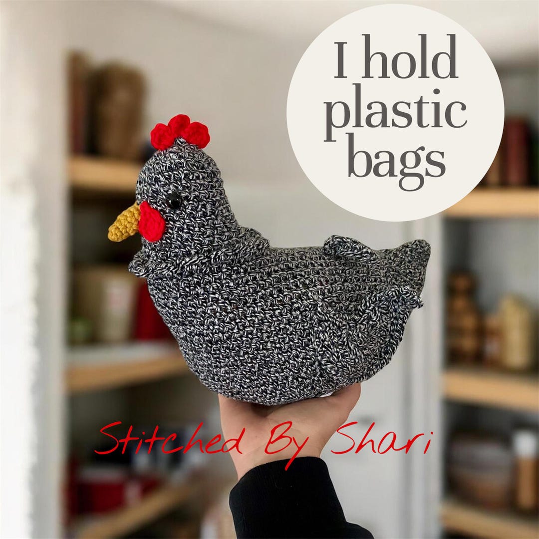 Grocery Bag Chicken- A Crochet Pattern, Instant PDF Download. English ...