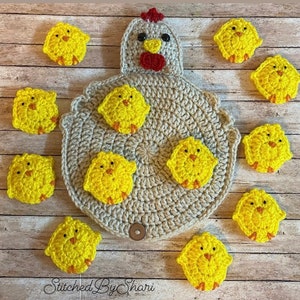 Chicken Memory Crochet Pattern English Pdf. Original Stitchedbyshari ...
