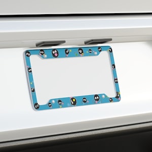 Soot Sprite License Plate Frame Spirited Away Studio Ghibli Fanart ...
