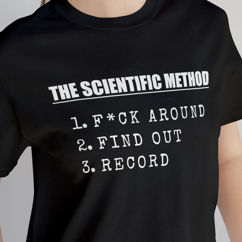 Scientific method tshirt - Etsy.de