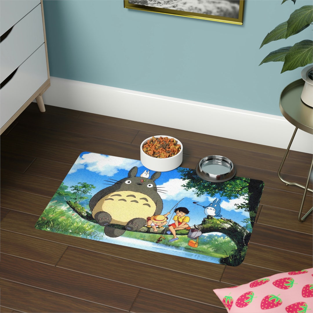 Totoro Pet Food Mat | Studio Ghibli - Etsy