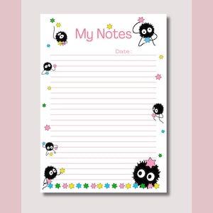 Soot Sprite Printable Planner Page Organization PDF Instant Download ...