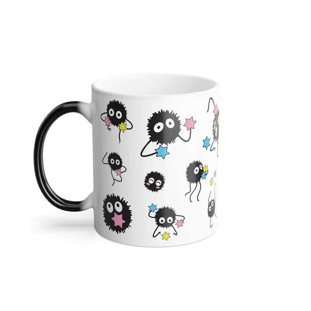 Soot Sprite Color Morphing Mug Cute Kawaii Anime Mug 11oz Heat ...