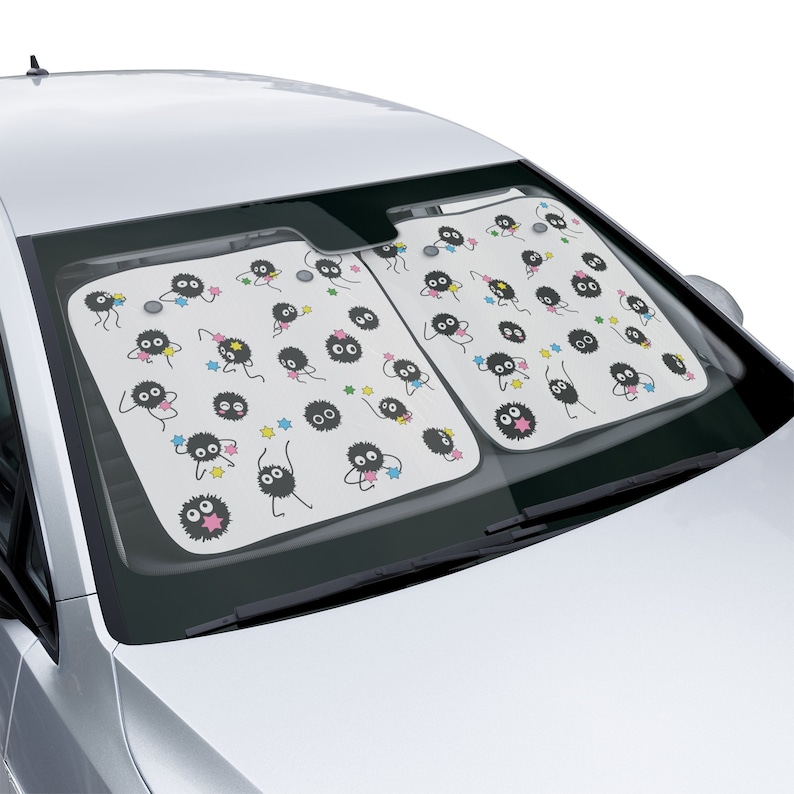 Soot Sprites Sunshades Car Visor Studio Ghibli Sunshade Anime Visor ...
