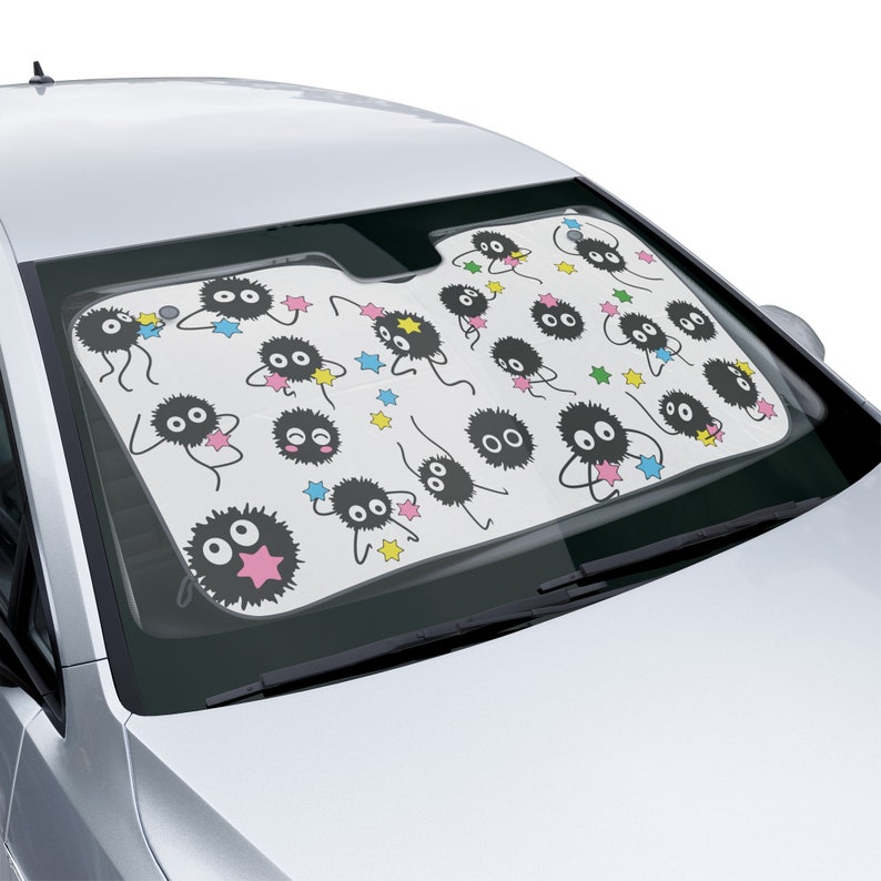Soot Sprites Sunshades Car Visor Studio Ghibli Sunshade Anime Visor ...