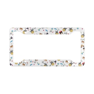 My Neighbor Totoro Inspired Soot Sprite License Plate Frame Spirited ...