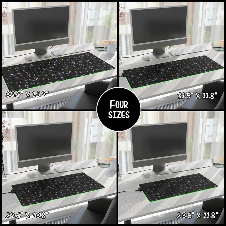 Soot Sprite LED Gaming Mouse Pad: Spirited Away Desk Mat - Etsy