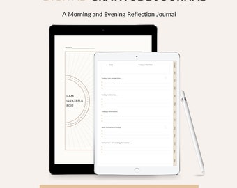 Digital Gratitude Journal - Etsy