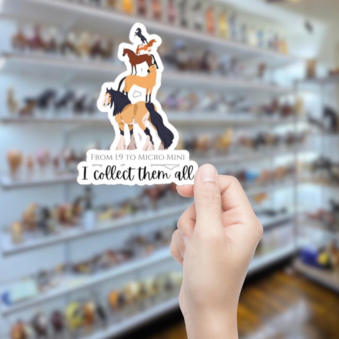 I Collect Them All Model Horse Kiss-cut Sticker - Breyer, Sticker ...