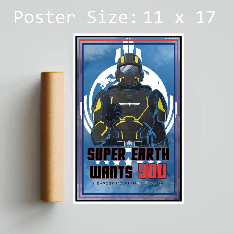 Helldivers Posters - Etsy