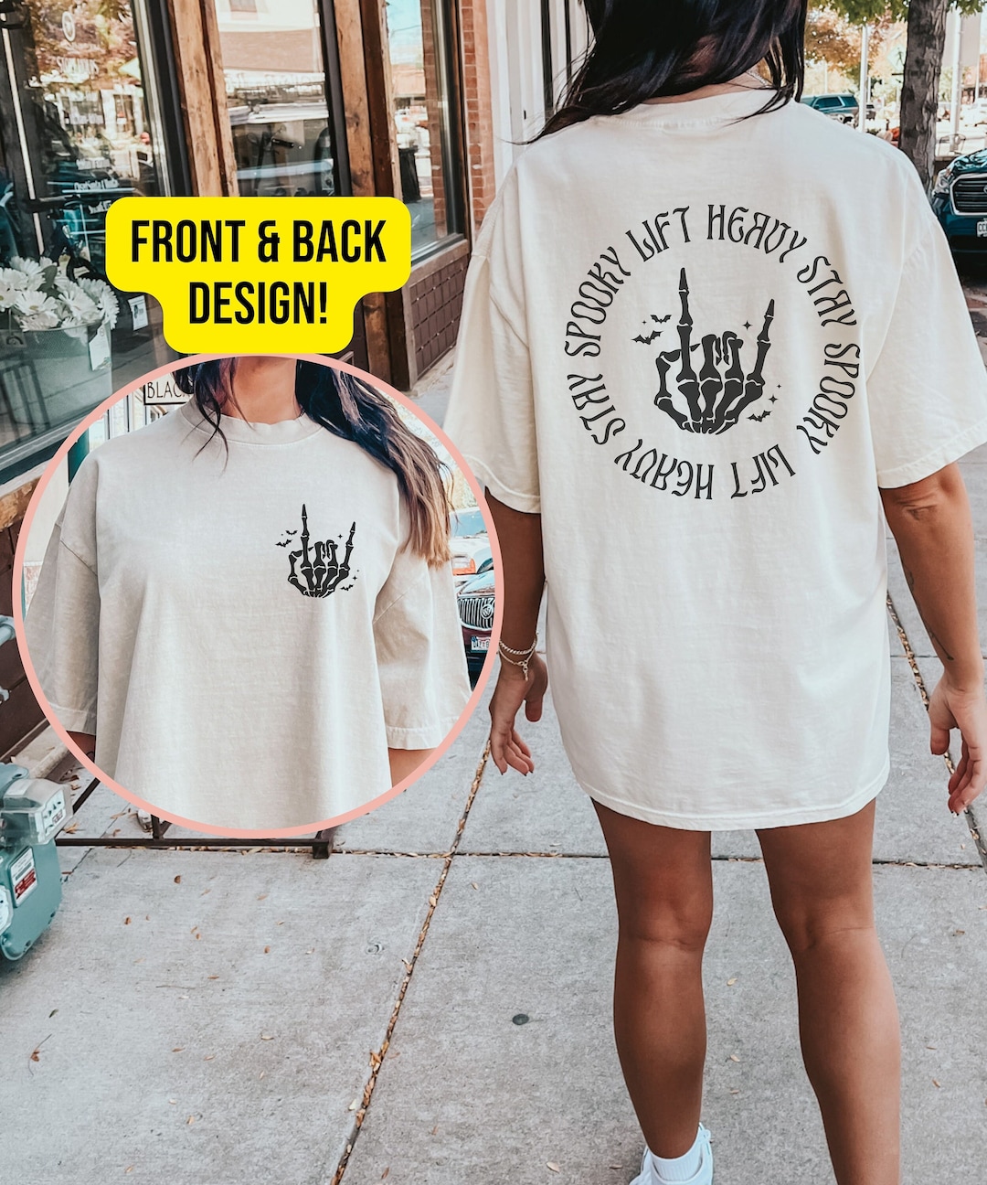 Halloween Gym Shirt Pump Cover, Spooky Halloween Workout Clothes ...
