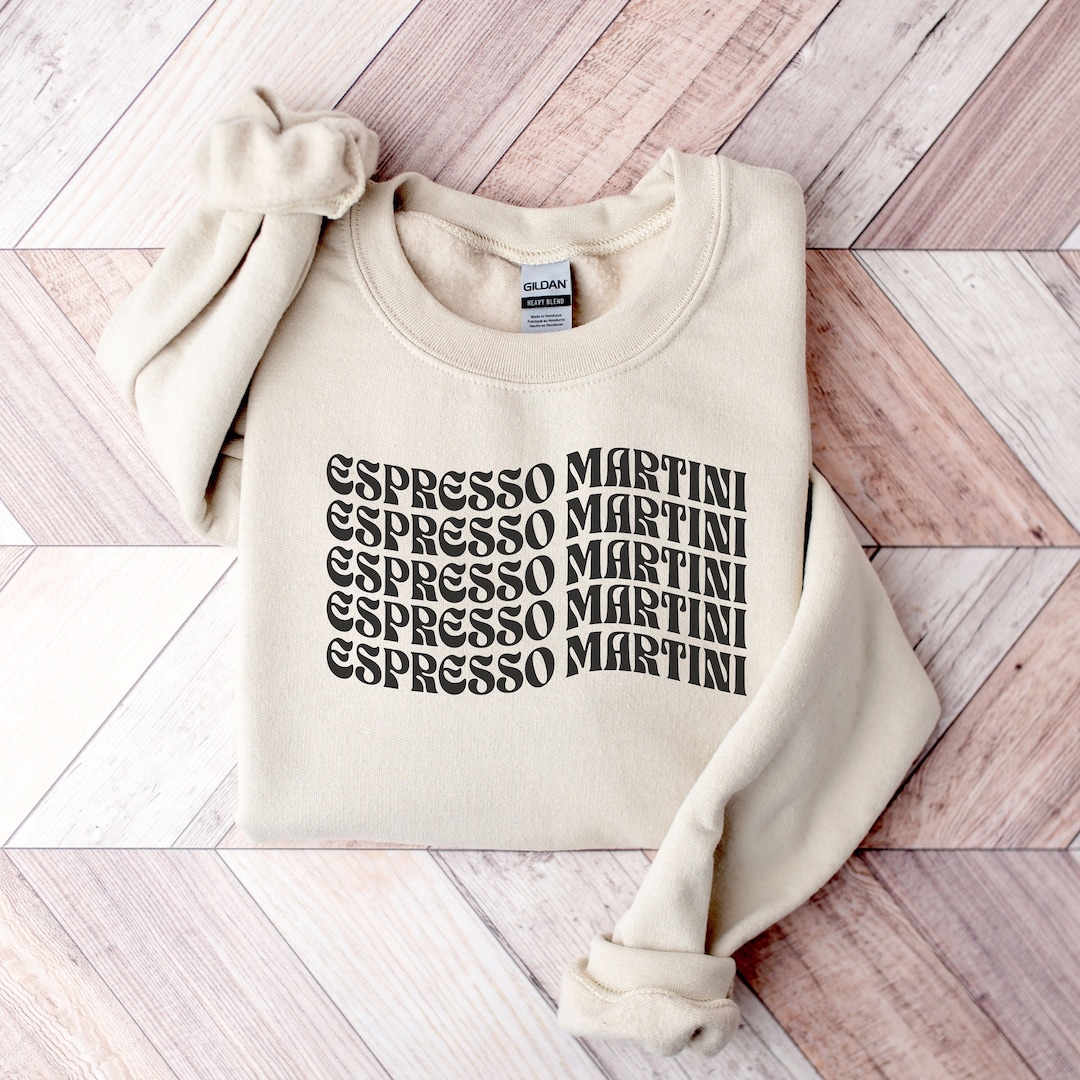 Tini Time Sweatshirt, Espresso Martini Shirt, Cute Day Drinking Sweater ...