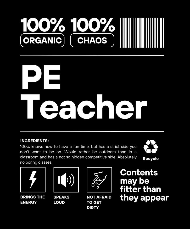 Pe Teacher Shirt for Back to School, Funny Pe Teacher Gift for Teacher ...