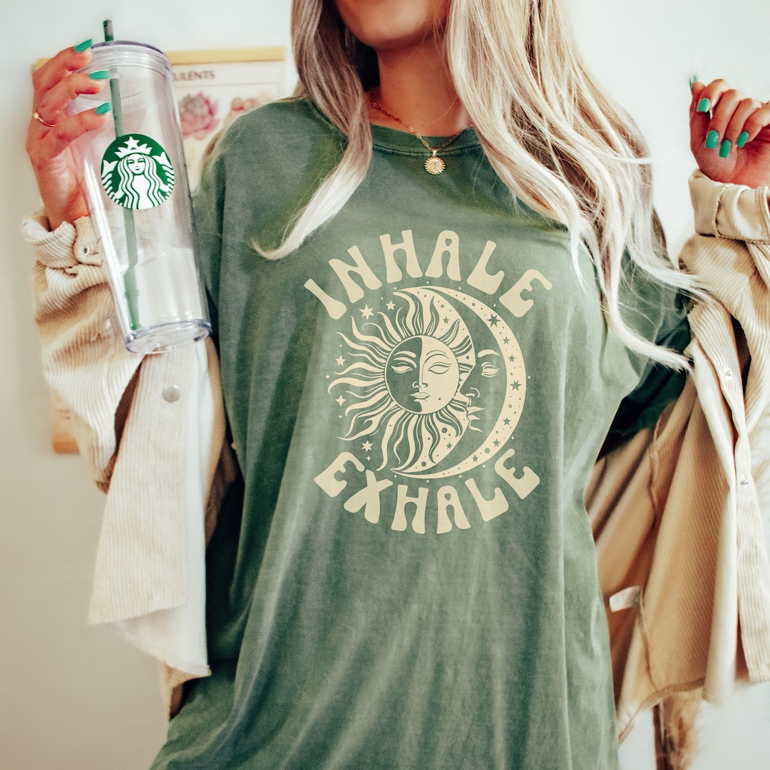 Yoga Shirt, Celestial Shirt, Sun and Moon Tshirt, Boho Sun Shirt ...