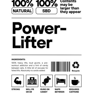 Powerlifter SVG and PNG for Pump Cover, Funny Gym Shirt SVG, Gym Funny ...