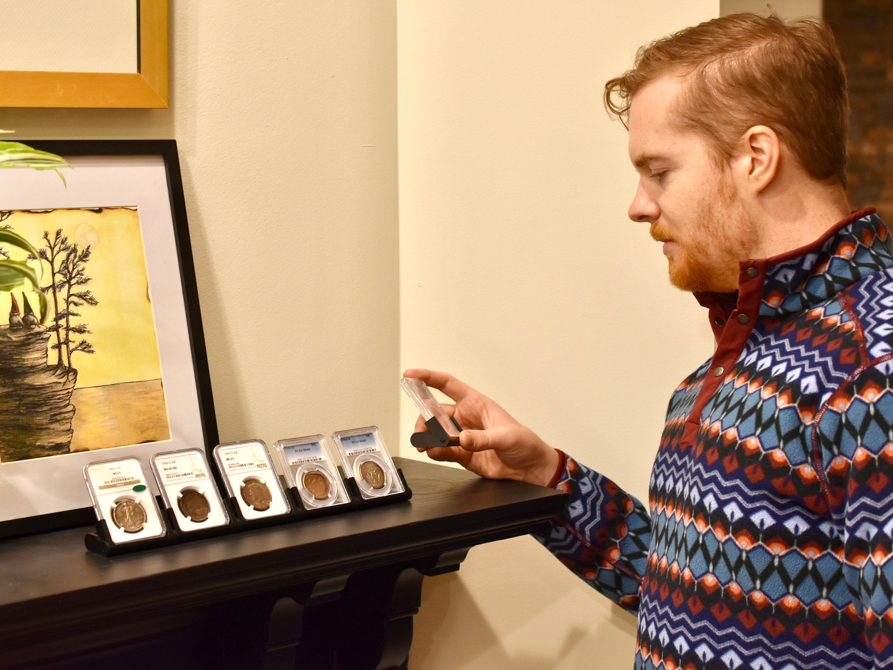 The Coin Standard, Collapsible Numismatic Coin Display Holder - Fits ...