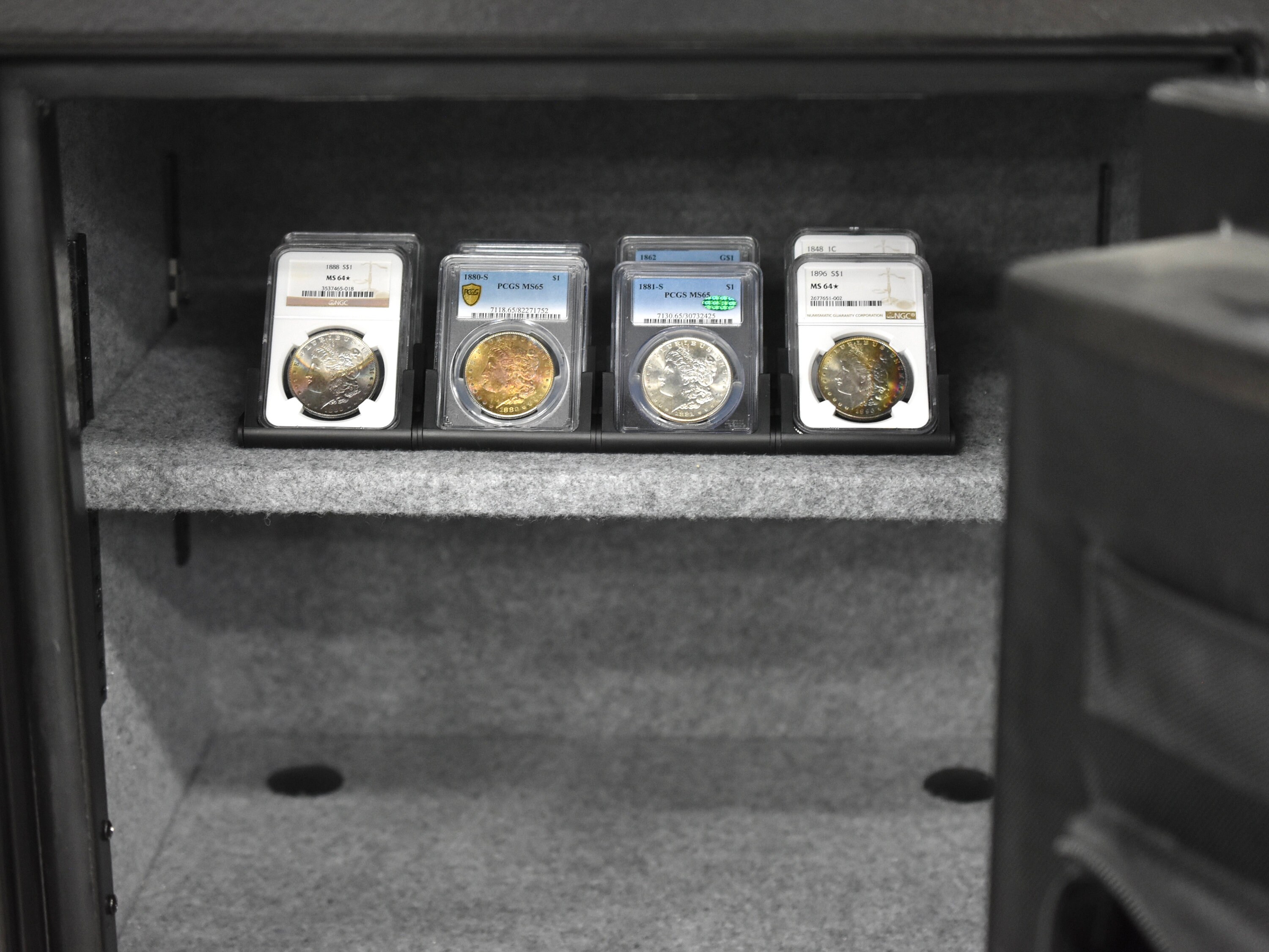 The Coin Standard, Collapsible Numismatic Coin Display Holder - Fits ...