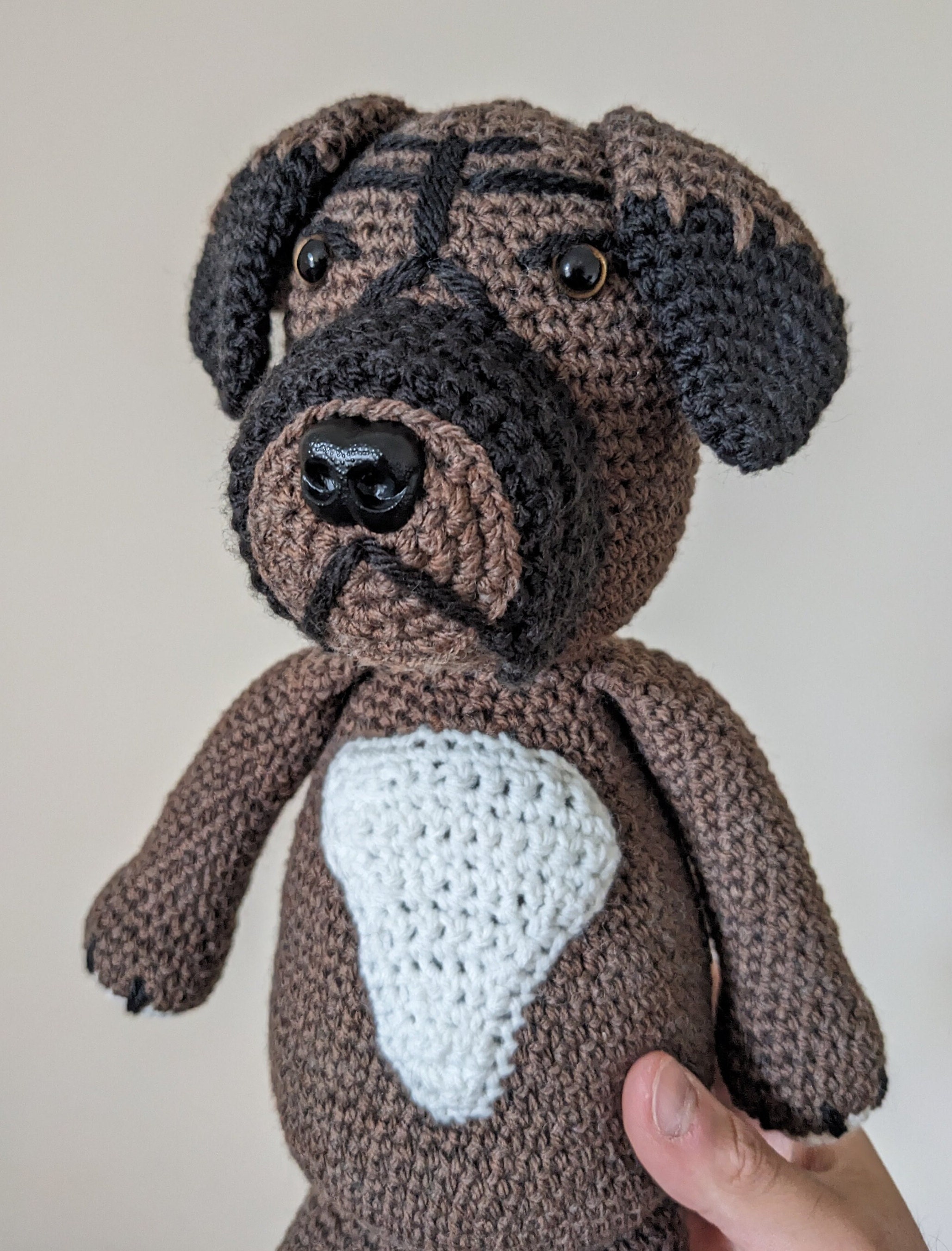 Billy the Boxer - Amigurumi Pattern (downloadable PDF Crochet Pattern ...