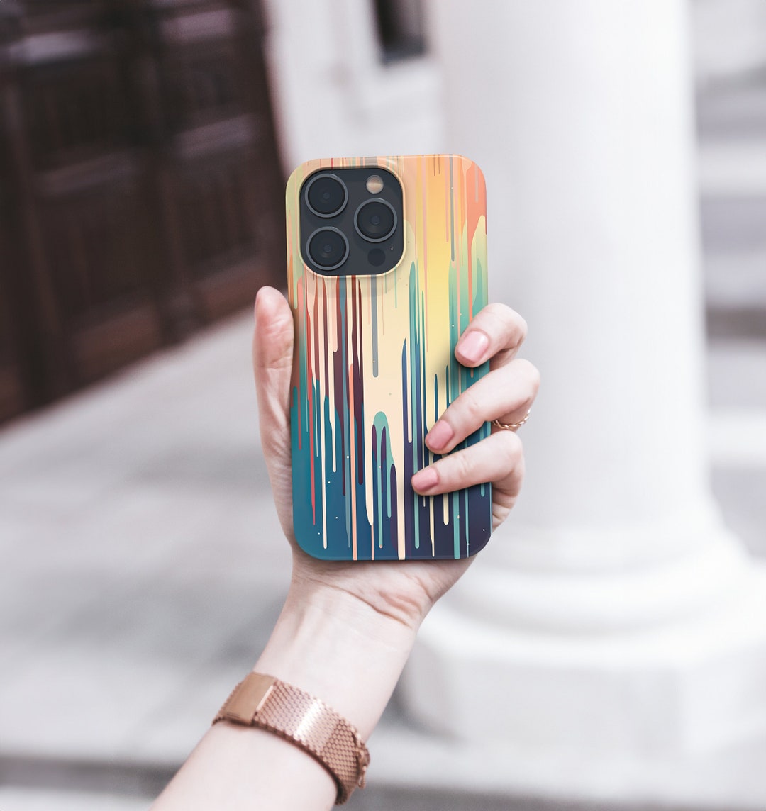 Pastel Paint Drip iPhone 14 Case Phone Case for iPhone 13 Pro Plus Mini ...