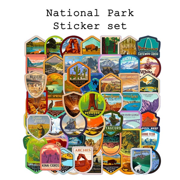 National Park Stickers - Etsy