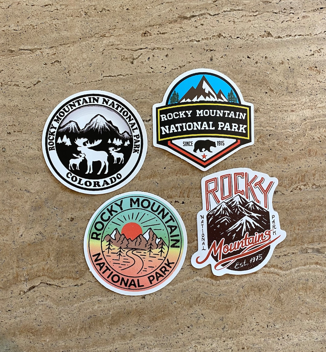 Rocky Mountain National Park Sticker for Tumbler Waterproof - Etsy