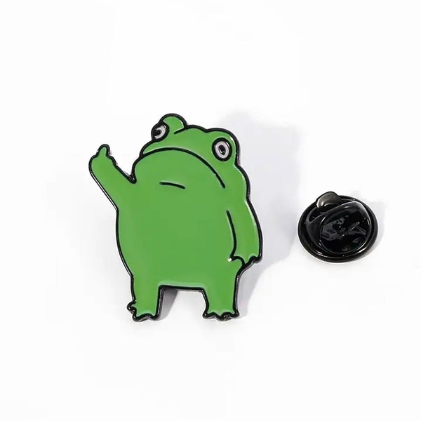Middle Finger Frog - Etsy