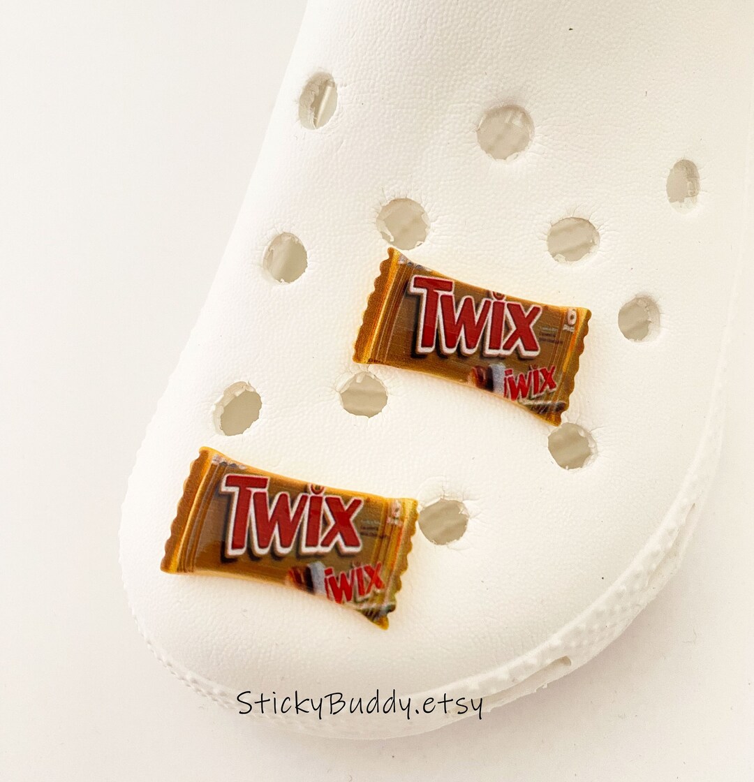 Twix Chocolate Bar Croc Charm, Snack Croc Charms, 3D Snack Shoe ...