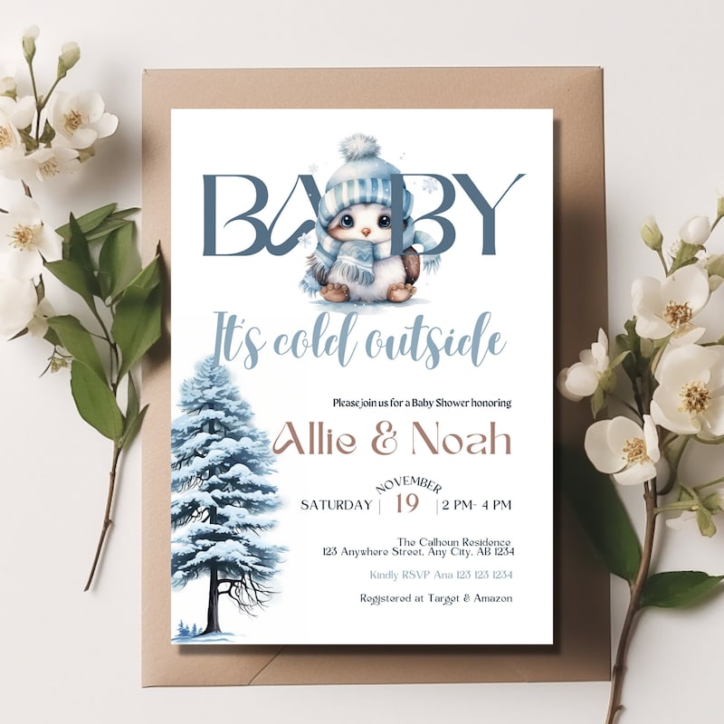 Baby Its Cold Outside Baby Shower - Etsy