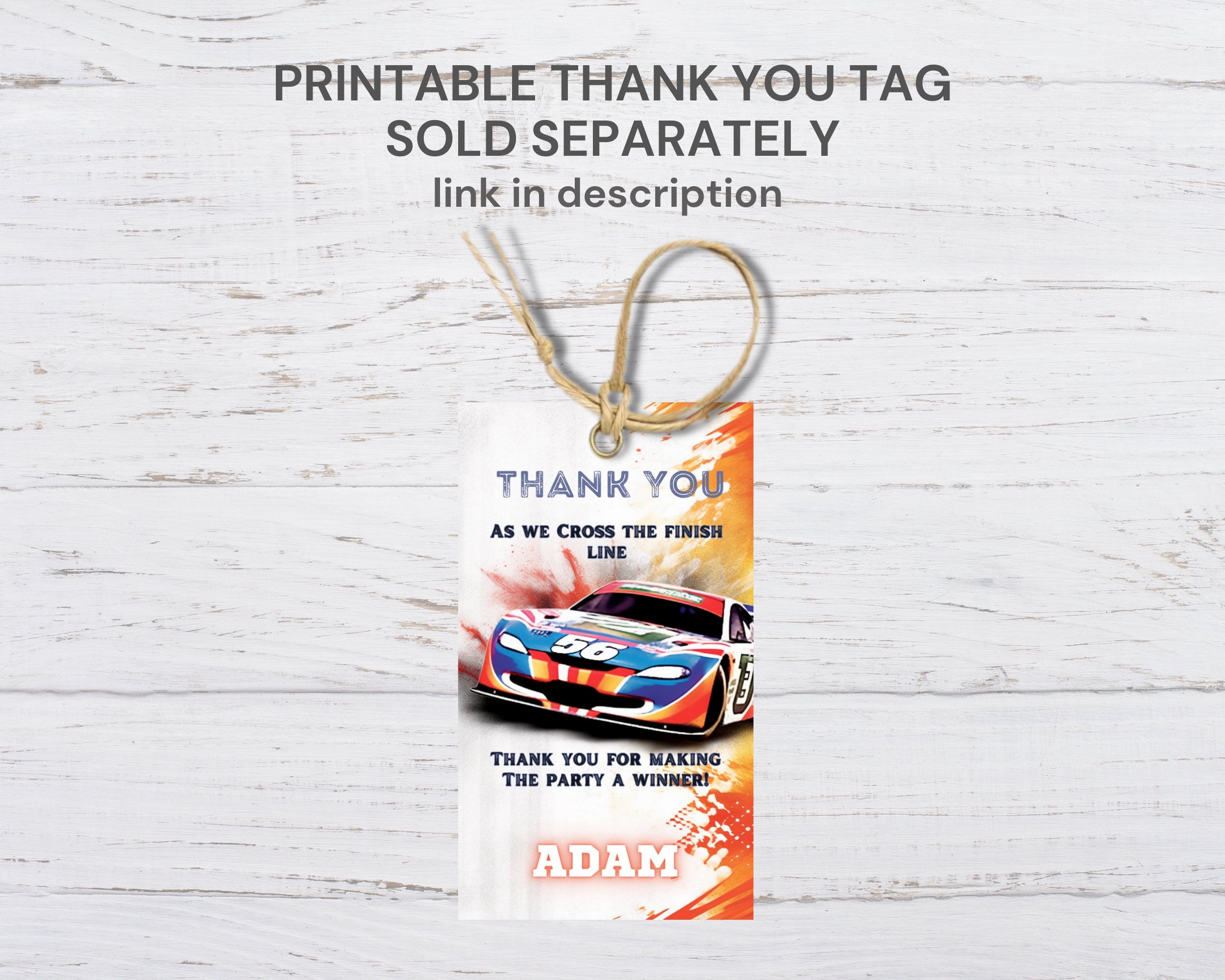 Editable Race Car Invitation, Racing Car Birthday Invite, Car Racing ...