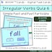 Irregular Verb Simple Past and Past Participle Boom™ Cards Quiz 6 - Etsy