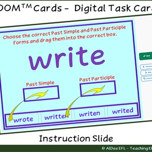 Irregular Past Tense Verbs | Simple Past and Past Participle | Boom ...