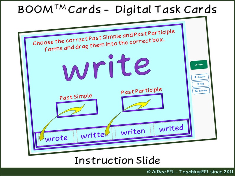 Irregular Past Tense Verbs | Simple Past and Past Participle | Boom ...