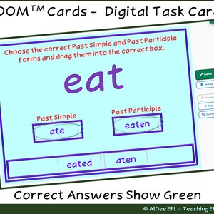 Irregular Past Tense Verbs | Simple Past and Past Participle | Boom ...