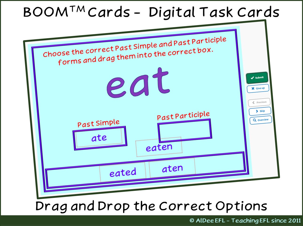 Irregular Past Tense Verbs | Simple Past and Past Participle | Boom ...