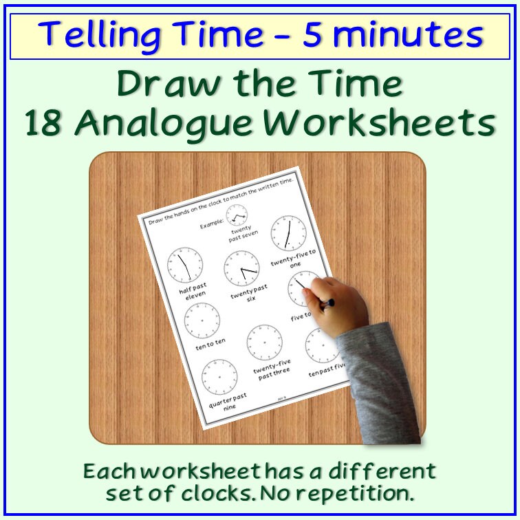 Hojas De Trabajo Para Decir La Hora En 5 Minutos 96 Ideas De Relojes