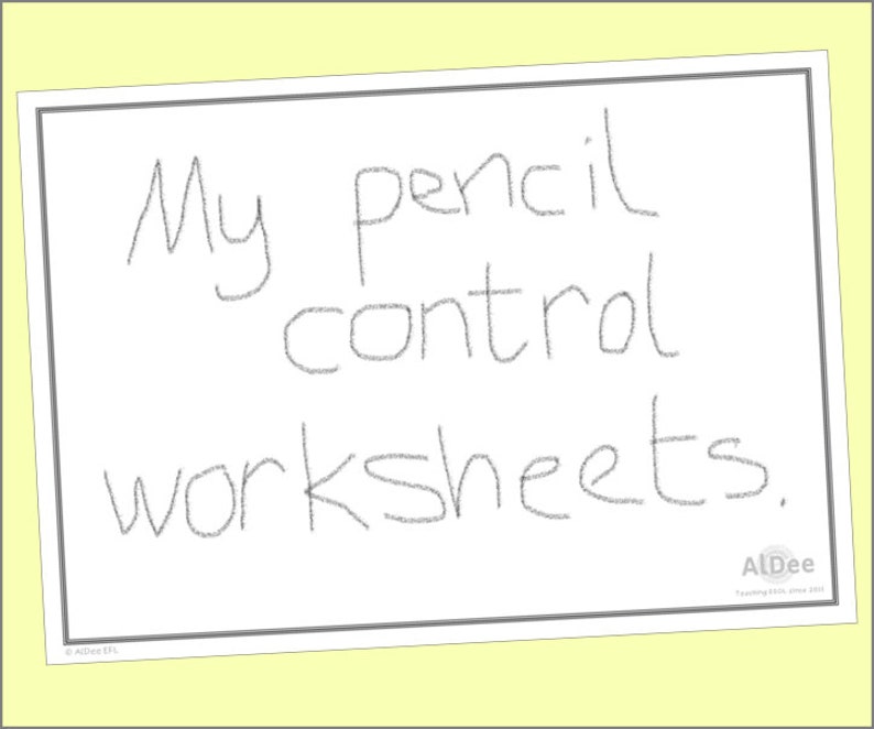 Pencil Control Line Tracing | 40 PDF Worksheets | A4 Size - Etsy