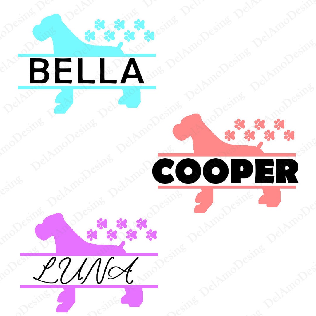Dog SVG Sublimation, Dog SVG Clipart, Split Dog SVG, Cricut File for ...