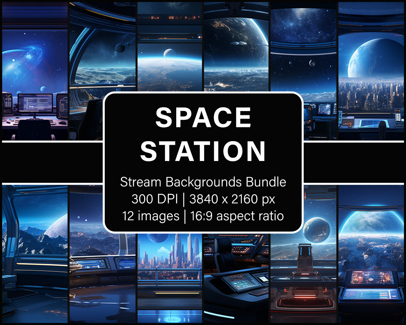Space Station | Vtuber Background | Stream Background | Twitch ...
